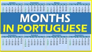 Months of the Year in Portuguese